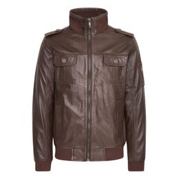 !Solid SOLID Herren Lederjacke "Lederjacke SDFamash", braun, Gr. M, Obermaterial: 100% Schafsleder sheepskin., Jacken