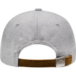 Chillouts Herren Baseball Cap "Amadora Hat", grau, meliert, Kunstfaser, Caps, aus atmungsaktivem Material mit geschwungenem Schirm & verstellbar