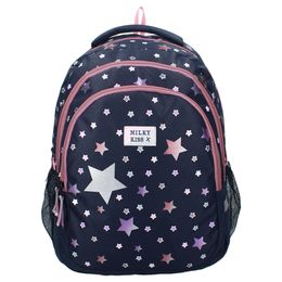 Vadobag Kinder Cityrucksack "Milky Kiss Fable World", blau, Kunstfaser, Rucksäcke, mit coolem Sterne-Print