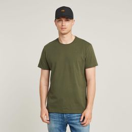 G-Star Raw G-STAR Herren T-Shirt "Base", grün, Gr. S, unifarben, Single Jersey, Obermaterial: 100% Baumwolle, Shirts