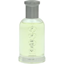 BOSS Damen After-Shave "BOSS Bottled", 50ml, silber, Hautpflegemittel, mit ikonischem Design