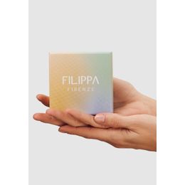 FILIPPA FIRENZE Damen Paar Ohrstecker "The Catch", Edelstahl Leder, gold, Edelstahl, Leder, Ohrringe, Im Twisted-Leder-Design