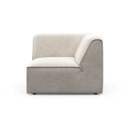 Sofa-Eckelement OTTO HOME, B:97cm H:70cm T:97cm, beige, 100% Polyester, Polsterelemente, "Merid, Sofaelement, Ma&szlig;e B/T/H: 97/97/46 cm", als Modul