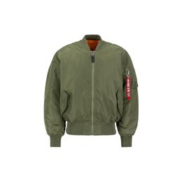 Herren Bomberjacke "Alpha Industries Men - Bomber Jackets MA-1 Heritage"sage, grün, Gr. XS, Alpha Industries, Obermaterial: 100% Nylon, Futter: 100%