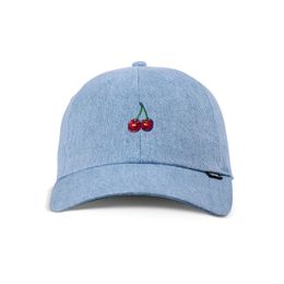 Djinns Herren Snapback Cap "Djinns Dad Cap DNC Cherry"light denim, 90% Baumwolle, 10% Polyester, Caps