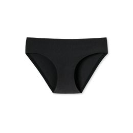 Schiesser Damen Slip "Slip 1er Pack", Gr. XL, schwarz, Obermaterial: 50% Baumwolle CO. 40% Polyamid PA. 10% Elasthan EL., Unterhosen