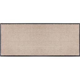 Sch&ouml;ner Wohnen Kollektion L&auml;ufer, B:67cm H:7mm L:150cm, beige, SCH&Ouml;NER WOHNEN-KOLLEKTION, Kunstfaser, Flur, Teppiche, "Miami Uni", Schmutzfangl&auml;ufer, Schmutzfangteppich,