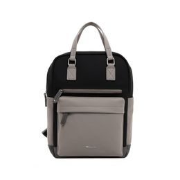 Tamaris Damen Rucksack "Rucksack TAS Gianna", schwarz, Obermaterial: 60% Polyurethan PU. 40% Polyester PES., Rucksäcke
