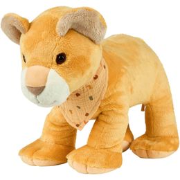 Sterntaler Kinder Kuscheltier "Löwe Leo XL", gelb, Baumwolle, Polyester, H:30cm L:39cm, Plüschfiguren