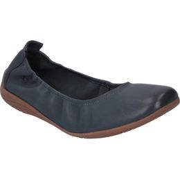 Josef Seibel Damen Ballerina "Fenja 01, ocean", Gr. 36, blau, Obermaterial: 100% Rindsleder Leather cow., Schuhe