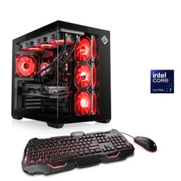 CSL PC "Vitrum Advanced V24550", Microsoft Windows 11 Home (64 Bit), 32 GB RAM 1.000 GB SSD, schwarz, Desktop-PCs