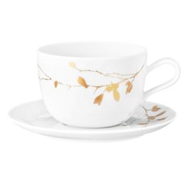 Seltmann Weiden Untertasse "Liberty - Golden Rose Hip", 16,1cm, gold, Speiseteller, Kombi-Untertasse groß 16,5 cm