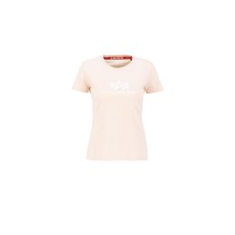 Damen T-Shirt "New Basic T-Shirt BL W", orange, Gr. XS, Alpha Industries, Obermaterial: 100% Baumwolle, Shirts