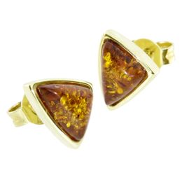 OSTSEE-SCHMUCK Damen Paar Ohrstecker "OSTSEE-SCHMUCK Ohrstecker Malou Ohrstecker Malou", 10 x 8mm, Gelbgold 333, gelb, Gelbgold 333, Ohrringe
