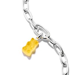 Thomas Sabo Damen Charm-Einh&auml;nger "Thomas Sabo x HARIBO: Charm - Connect", bunt, Silber 925 (recycelt), Charms, mit Kristallglas