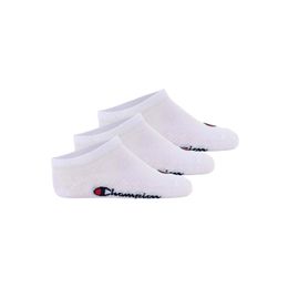 Champion M&auml;dchen Sneakersocken "Socken 3er Pack", Gr. 27, wei&szlig;, Obermaterial: 71% Baumwolle CO. 22% Polyester PES. 5% Polyamid PA. 2% Elasthan EL.,