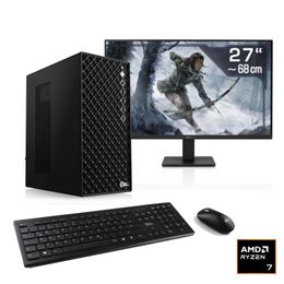 CSL PC-Komplettsystem "Mystic V24123", Microsoft Windows 11 Home (64 Bit), 16 GB RAM 1.000 GB SSD, schwarz, Computer_Komplettsysteme