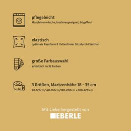 Spannbettlaken bellana, lila, Jersey, Obermaterial: 97% Baumwolle, 3% Elasthan, Bettlaken, "Jersey-Elasthan Aqua in Gr. 90x200, 140x200 oder 180x200