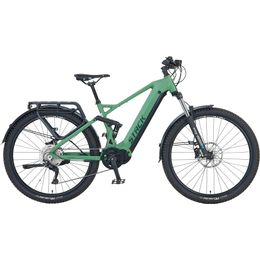Prophete E-Bike "Stack 5.0", 48cm, 29 Zoll (73,66cm), grün, Elektrofahrräder, Pedelec, Elektrofahrrad für Damen u. Herren, MTB