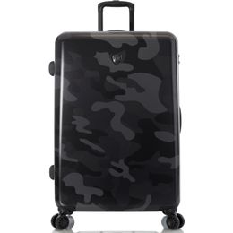 Heys Hartschalen-Trolley "Black Camo, 76 cm", schwarz-weiß, Polycarbonat-Verbundwerkstoff, Koffer, Heys x Joachim Llambi Reisegepäck TSA Schloss