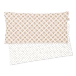 Kissenbezug Irisette, B:80cm L:40cm, beige, Mako-Satin, Obermaterial: 100% Baumwolle, Kissenbez&uuml;ge, "Bea", zeitlose Instagram-Blogger-Kollektion