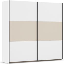Schwebetürenschrank Rauch, B:218cm H:210cm T:59cm, beige, Holzwerkstoff, Schränke, "Kleiderschrank Schrank Garderobe Garderobenschrank Wäscheschrank