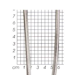 Firetti Damen Collier "Halsschmuck Fischgr&auml;tglieder", Metall, L: 46 B: 6mm, grau, Metall, B:6mm, Halsketten
