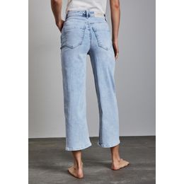 Street One Damen Loose-fit-Jeanssuper bleach washed, Gr. 33, unifarben, Jeans, 89% Baumwolle, 8% Polyester, 3% Elasthan, Jeans, softer Materialmix