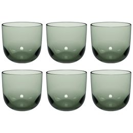 Glas "Wassergläser Like Glass 280 ml 6er Set", grün, LIKE. BY VILLEROY & BOCH, Trinkgefäße