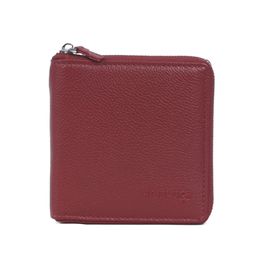 MARGELISCH Damen Geldb&ouml;rse "Bern 3", rot, Rindsleder, Kleinlederwaren, LGW zertifiziertes Leder