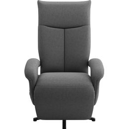 Sit & More TV-Sessel SIT & MORE, B:74cm H:112cm T:82cm, grau, 95%Polyester 5%Polyamid, Sessel, "TV Dance", wahlweise manuell oder elektrischer Funktion mit Akku