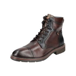 Pikolinos Herren Schnürstiefelette "Pikolinos Stiefelette Leder", Gr. 44, braun, Leder, Schuhe
