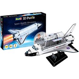 Revell Kinder 3D-Puzzle "Space Shuttle Discovery", bunt, B:31cm H:33,5cm T:49cm, Puzzles