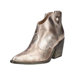 Nero Giardini Damen Bikerboots "Nero Giardini Stiefelette Leder", Gr. 36bronze, Leder, Schuhe