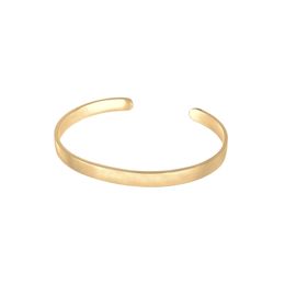 Kuzzoi Herren Armband "Herren Basic Bangle Matt 925 Silber", 19cm, ohne Stein, Silber 925 (Sterlingsilber), gold, Silber 925 (Sterlingsilber),