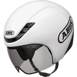 Abus Fahrradhelm "GAMECHANGER TT 1.1", S Kopfumfang: 51cm - 55cm, wei&szlig;, Helme