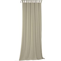Vorhang WIRTH, B:132cm H:365cm, gr&uuml;n, Baumwolle, Polyester, Wohnzimmer, Gardinen, "Torbole", nach Ma&szlig;