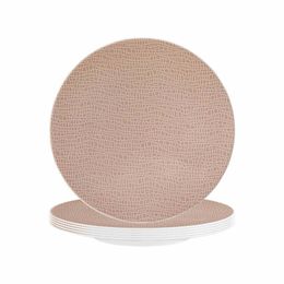 Seltmann Weiden Fr&uuml;hst&uuml;cksteller "Fr&uuml;hst&uuml;cksteller Life Fashion &oslash; 22,5 cm 6er Set", rosa, Speiseteller
