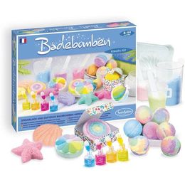 Sentosphère SENTOSPHERE Kinder Experimentierkasten "Badebomben", bunt, Experimentierkästen, Made in Europe