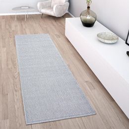 Teppich Paco Home, B:80cm H:4mm L:200cm, grau, Polypropylen, Wohnzimmer, Teppiche, "Timber 125", Flachgewebe, Sisal Optik, auch als Läufer, In- und