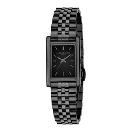 Damen Quarzuhr "Classic Square"schwarz, schwarz, Liebeskind Berlin, Armbanduhren, Armbanduhr, Damenuhr, Edelstahlarmband, analog