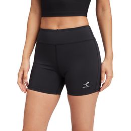 Energetics Damen Funktionstights "Da.-Tight kurz Kapinem 1/4 II W", schwarz, Gr. S, Obermaterial: 73% Polyester, 27% Elasthan, Hosen