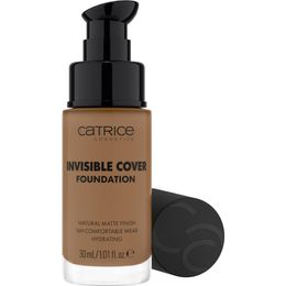 Catrice Damen Foundation "Invisible Cover Foundation", 30ml, beige, Teint-Kosmetika, Langanhaltendes mattes Finish, mittlere, variable Deckkraft.