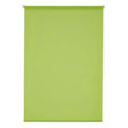 Seitenzugrollo K-home, B:40cm H:150cm, gr&uuml;n, Polyester, Rollos, "Klemmfix-Rollo", 1 St&uuml;ck