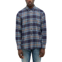 Mustang Herren Langarmhemd "Herren Style Eastbridge", bunt, Gr. XXL, kariert, Web, 100% Baumwolle, Hemden