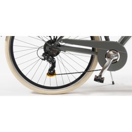 Cityrad "Citybike 605 Alu Lady", 46cm, 28 Zoll (71,12cm), grau, VENICE - I LOVE ITALY, Fahrr&auml;der, f&uuml;r Damen, Kettenschaltung