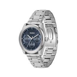 Hugo Herren Multifunktionsuhr "BRIGHT SPORT"silberfarben, Armbanduhren, Quarzuhr, Armbanduhr, Herrenuhr, Edelstahlarmband, analog
