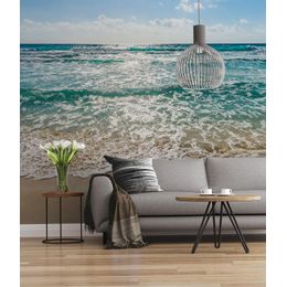 Komar Fototapete "Digitaldruck Vlies - Seaside - Größe 300 x 250 cm", Rollen:, bunt, Schlafzimmer, Tapeten, Wohnzimmer, Schlafzimmer