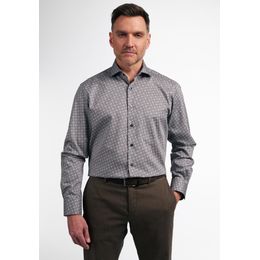 Eterna Herren Langarmhemd "COMFORT FIT"braun, Gr. 41, Twill, 100% Baumwolle, Hemden, NON IRON (b&uuml;gelfrei)