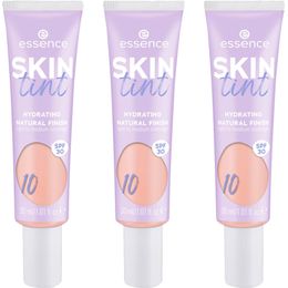 Essence Damen Foundation "SKIN tint", 90ml, beige, Teint-Kosmetika, mit veganen Inhaltsstoffen